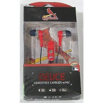 MLB St. Louis Cardinals Team Logo Earphones With Microphone by Mizco ...