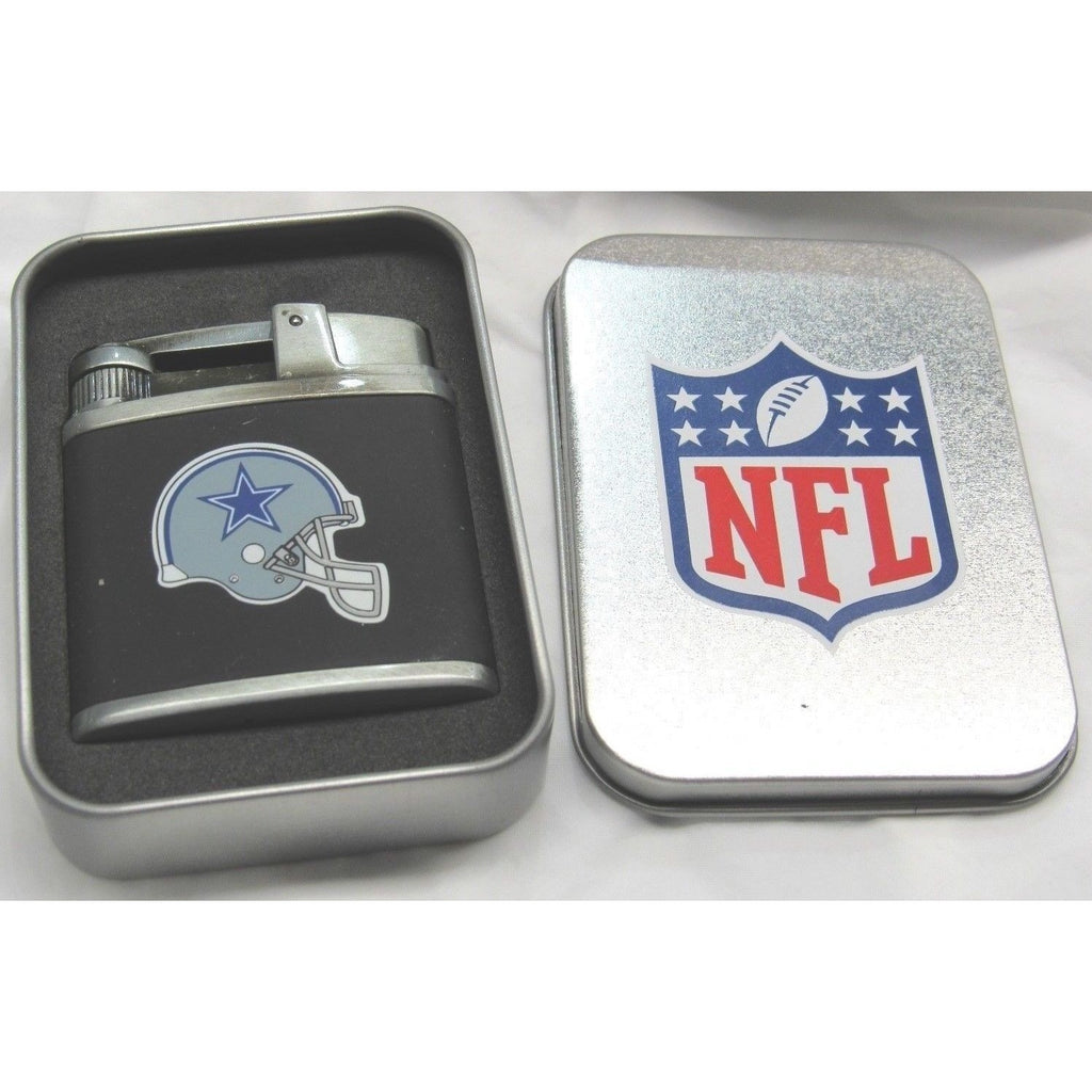 NFL Dallas Cowboys Torch Windproof Refillable Butane Lighter w/Gift Bo ...