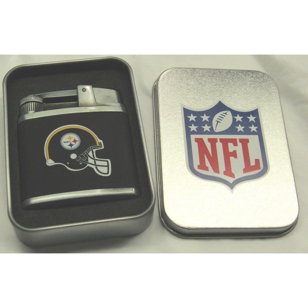 NFL Pittsburgh Steelers Windproof Refillable Butane Torch Lighter w/Gi ...