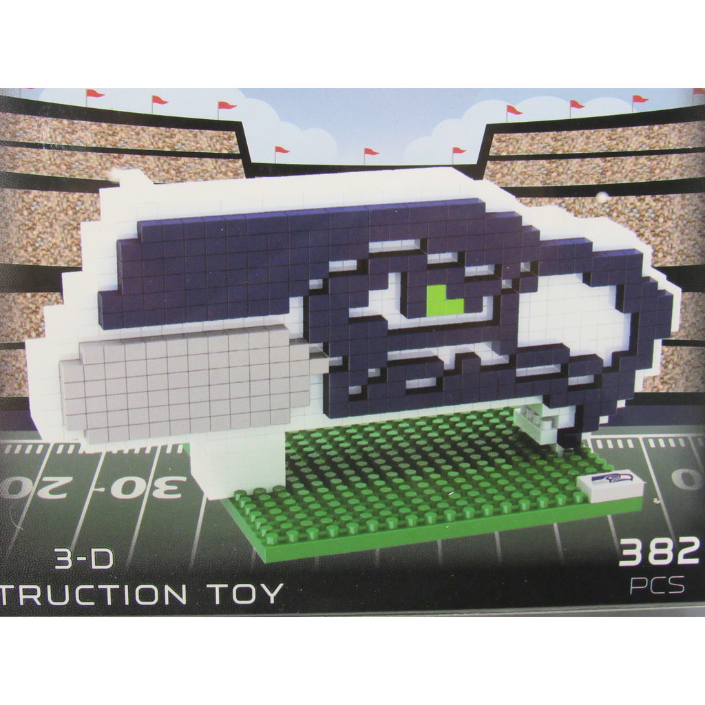NFL Seattle Seahawks Team Logo BRXLZ 3-D Puzzle 382 Pieces – All Sports ...