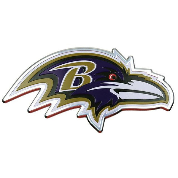NFL BALTIMORE RAVENS 3-D Color Logo Auto Emblem By Team ProMark – All ...